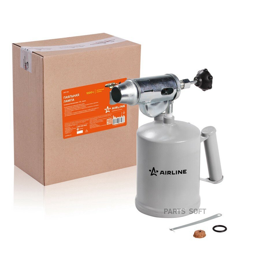 AIRLINE AGT-06 Лампа паяльная (горелка) бензиновая 1 5L серая (AGT-06)