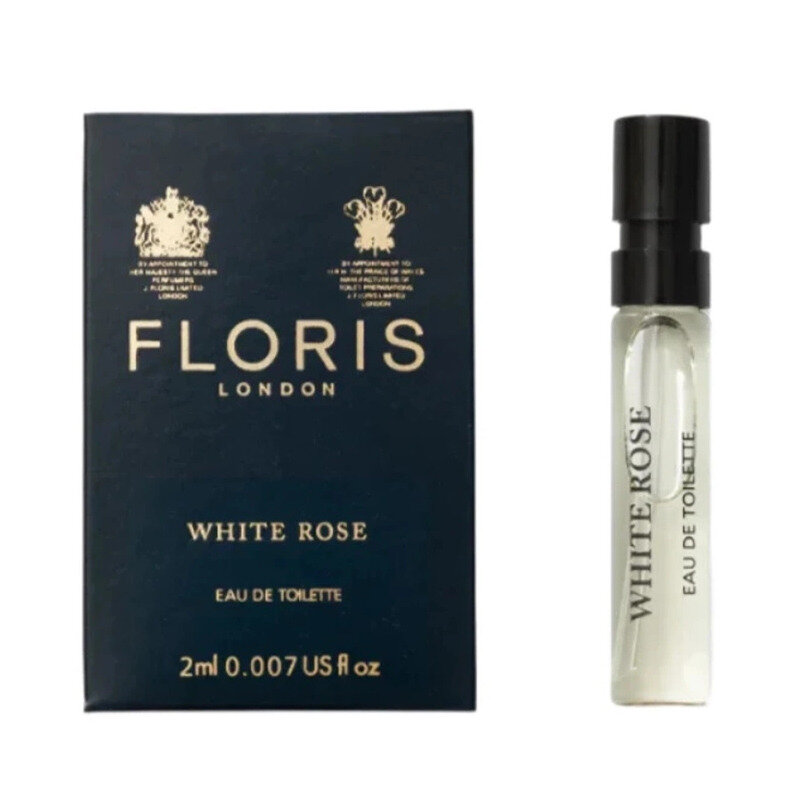 Туалетная вода Floris White Rose миниатюра 2 мл / Пробник духов Флорис Уайт Роуз / Белая роза