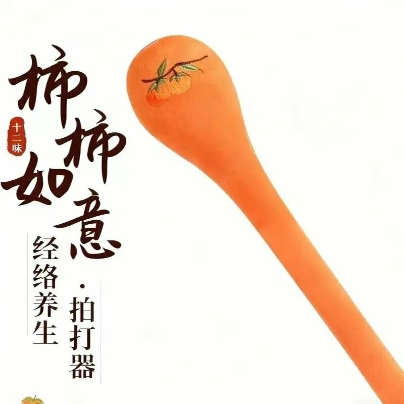Массажный молоток из полыни, палка для массажа меридианов, традиционный инструмент для здоровья Ба Сю , с ручкой длиной 48 см, для самомассажа спины, снятие усталости
