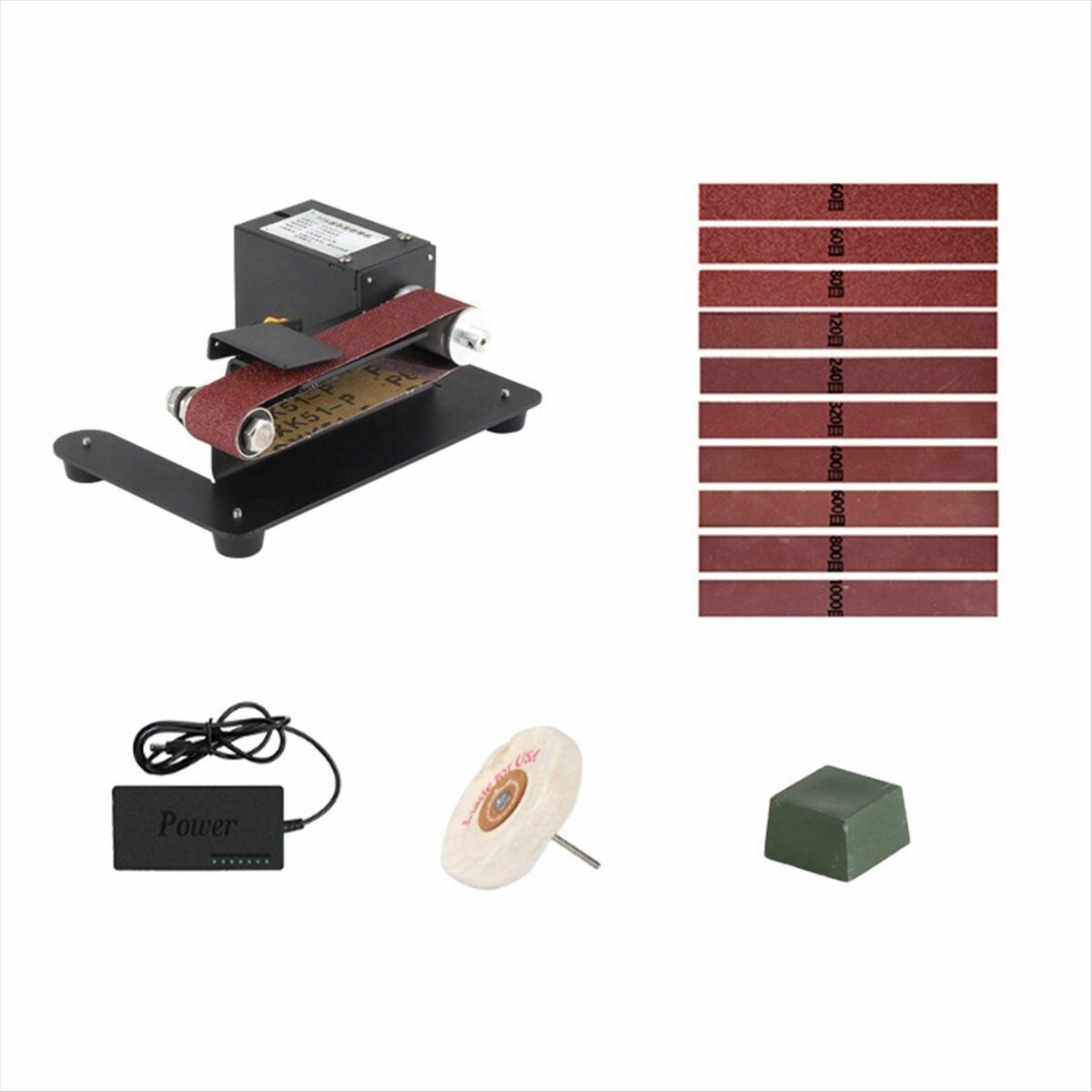 Электрическая мини-ленточная шлифовальная машина мощностью 250 Вт, модель 775, настольный шлифовальный станок, 7 скоростей, небольшая точилк