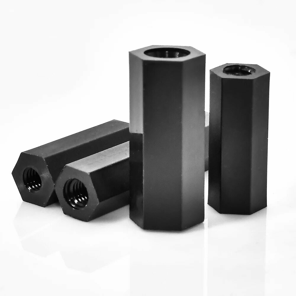 Черные проставки-удлинители M3x35 (50шт)
