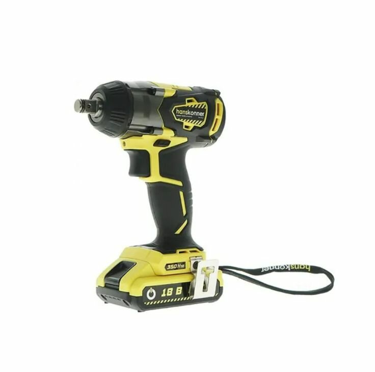 Аккумуляторный гайковерт Hanskonner HCD18350S BL 2*2.4Ач 350Нм