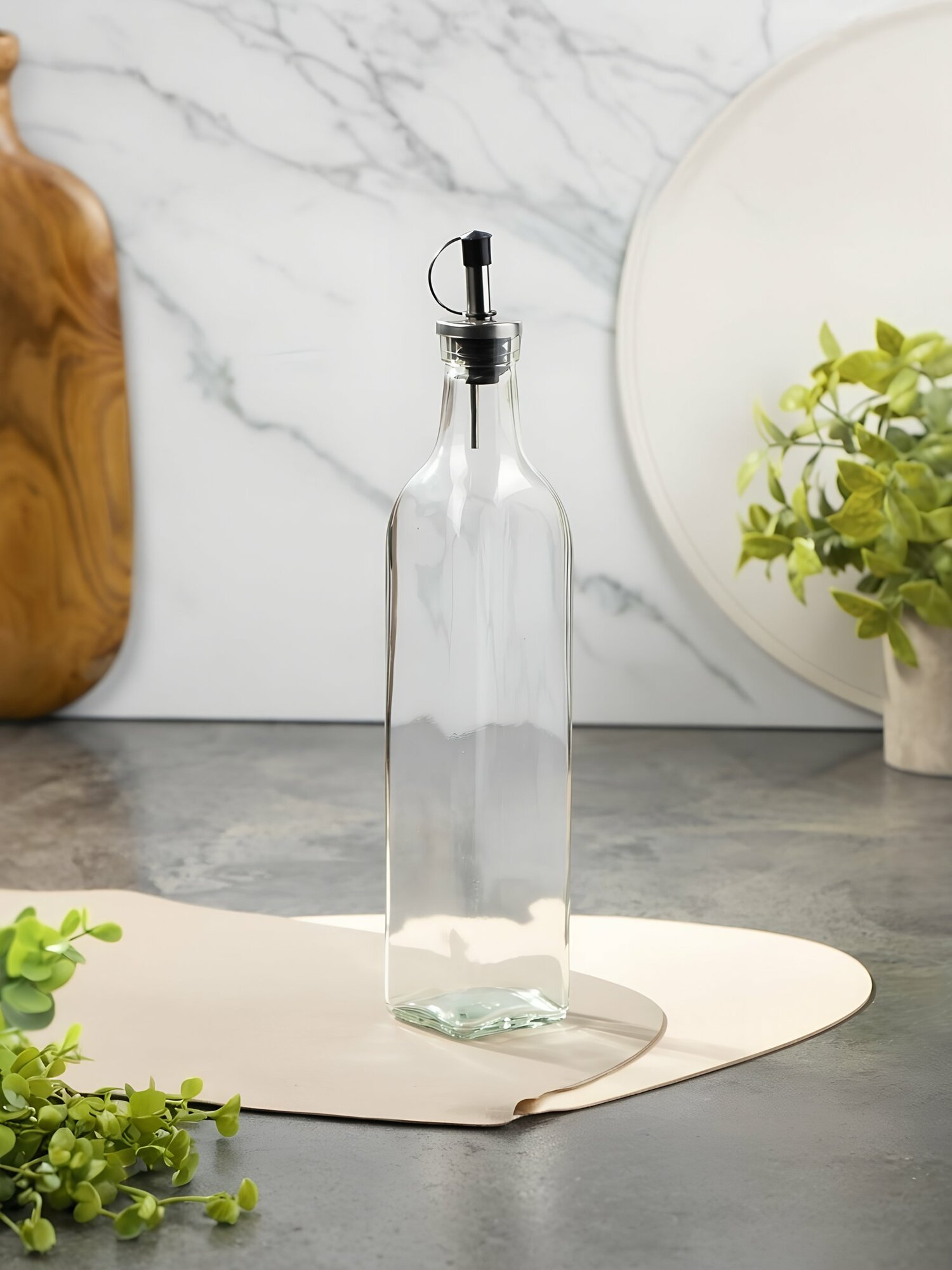 Бутылка для масла растительного, 500 мл, стеклянная, Daniks, OP5929