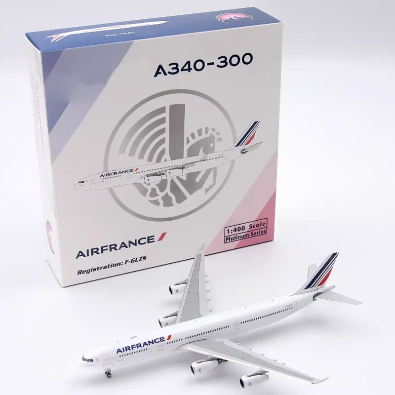 Модель самолета Air France A340-300 F-GLZS HYINUO 1:400