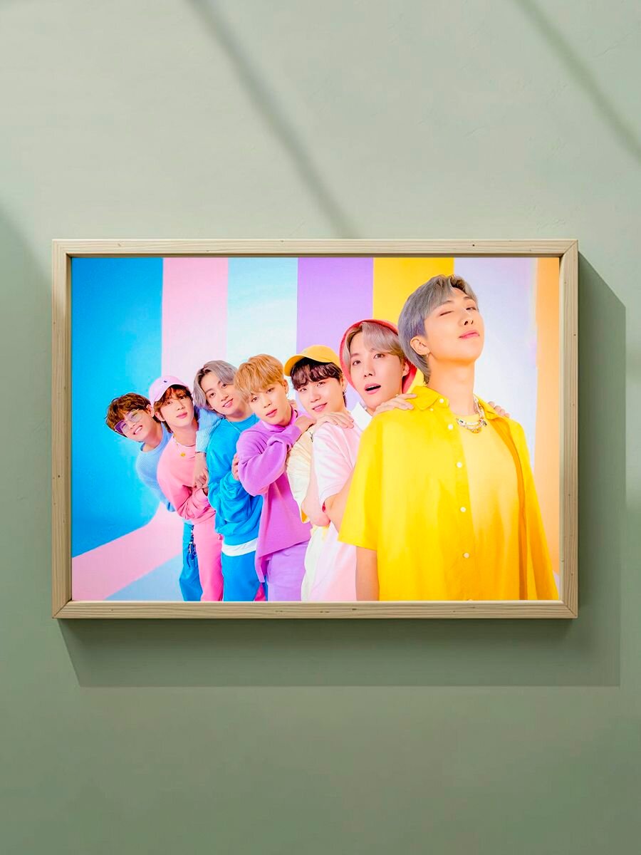 Постер, плакат на стену BTS K-Pop (А3)