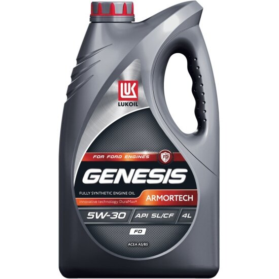 Моторное масло Лукойл Genesis Armortech FD 5W-30 синтетическое 4 л