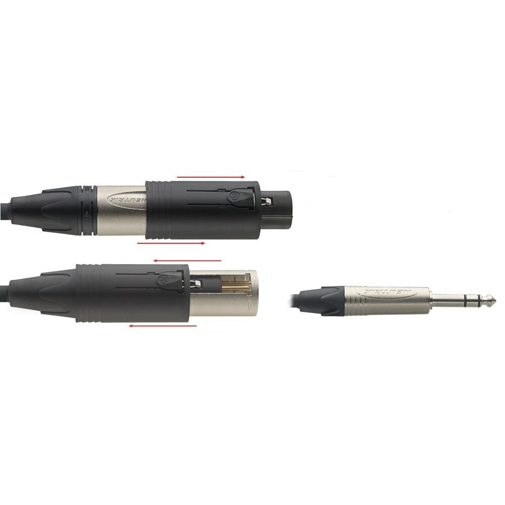 Кабель Jack - XLR Stagg XAC3PSXFM 3.0m