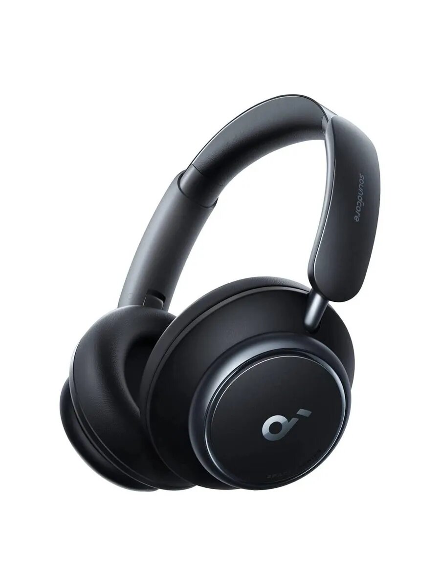 Anker Наушники с микрофоном Anker Soundcore Space Q45, Bluetooth, USB Type-C, 3.5 мм, черный