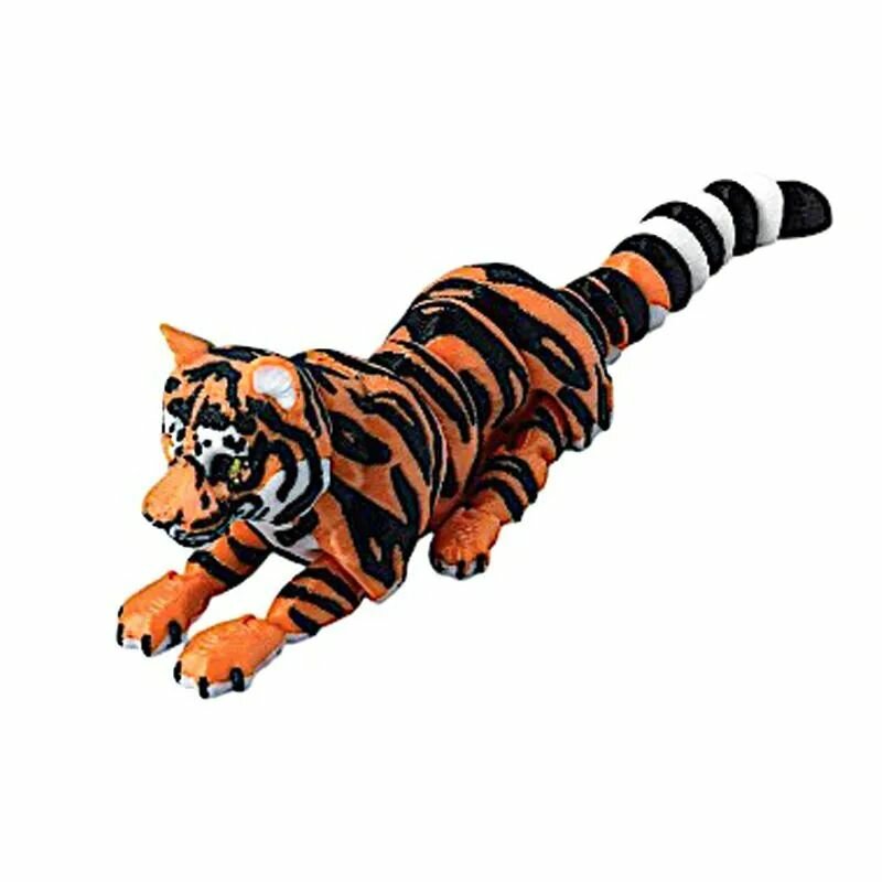 Игрушка с 3D-принтом; подвижный тигр,17cm