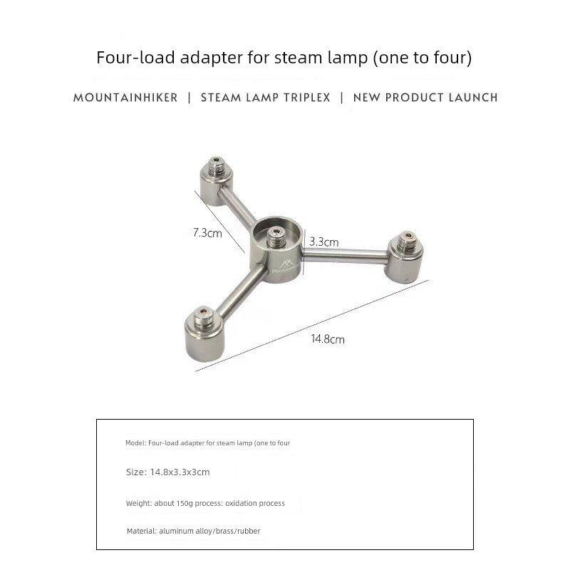 Газовая лампа для кемпинга Mountain Guest: сверхдолгое время работы от батареи, атмосферное освещение для палатки,