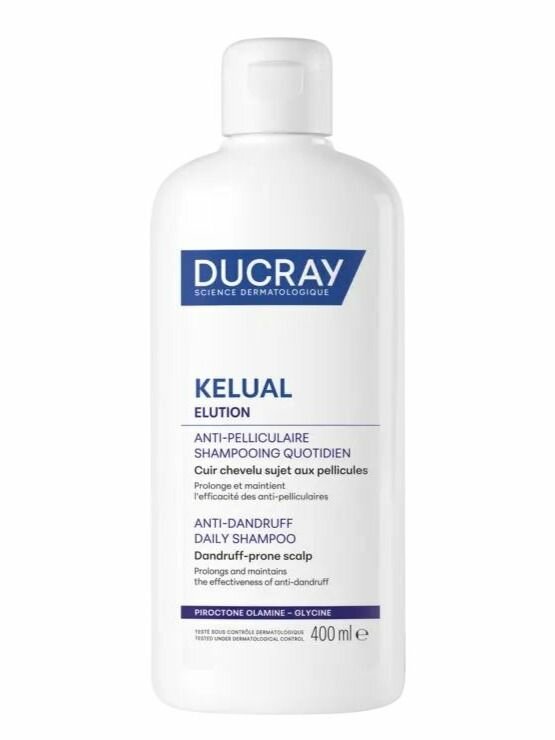 Дюкрэ (Ducray Elution) Элюсьон Шампунь поддерживающий ежедневный, 400 мл