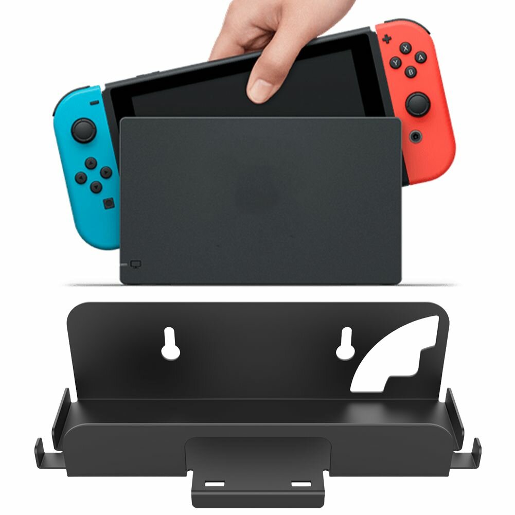 Кронштейн для настенного крепления Nintendo Switch OLED с держателем для контроллеров