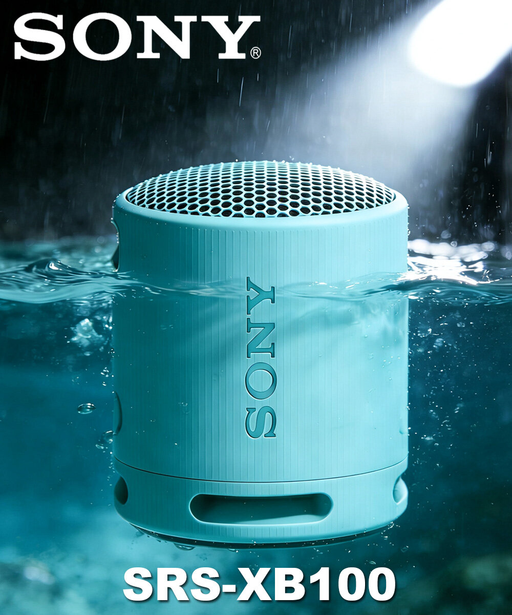 Son y SRS-XB100 Портативный беспроводной динамик сабвуфер.