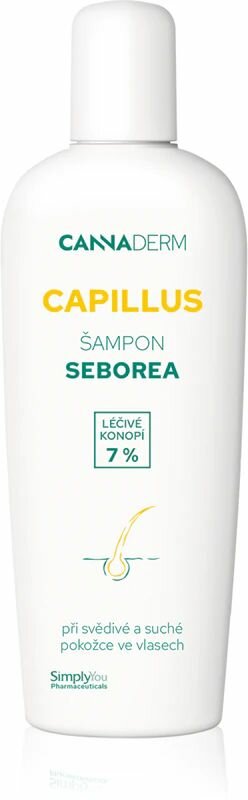 Cannaderm Шампунь для раздраженной, чувствительной кожи головы Capillus Seborea Shampoo, 150 мл