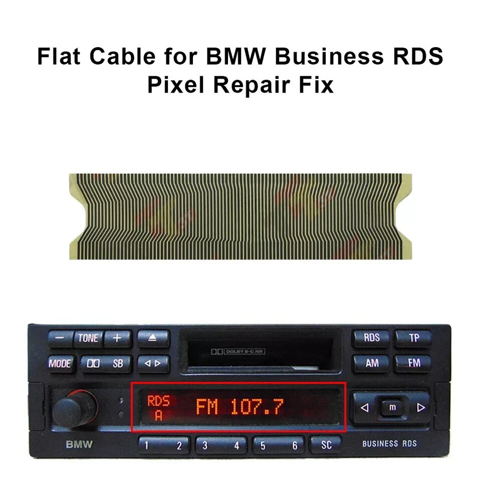 Плоский кабель приборной панели для BMW Business CD RDS Radio CD23 и Business RDS Pixel Repair Fix