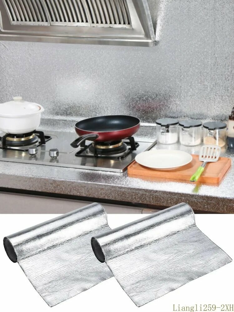 Самоклеящаяся теплоизоляционная алюминиевая фольгированная стеклоткань, огнестойкая, универсальная