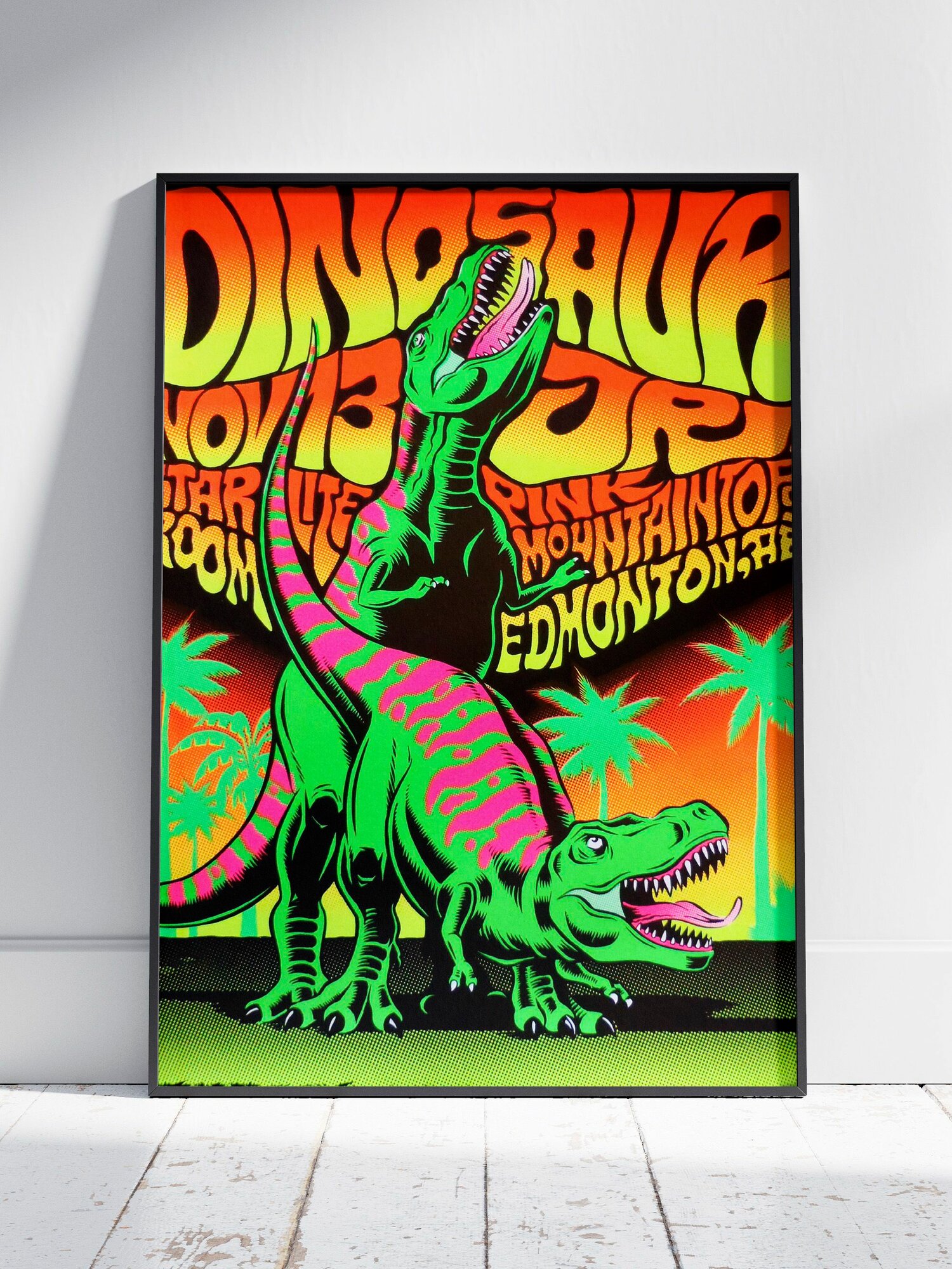 Плакат на стену для интерьера Динозавры (Dinosaurs 3) - Постер по древним животным формата A4 (21x30 см)