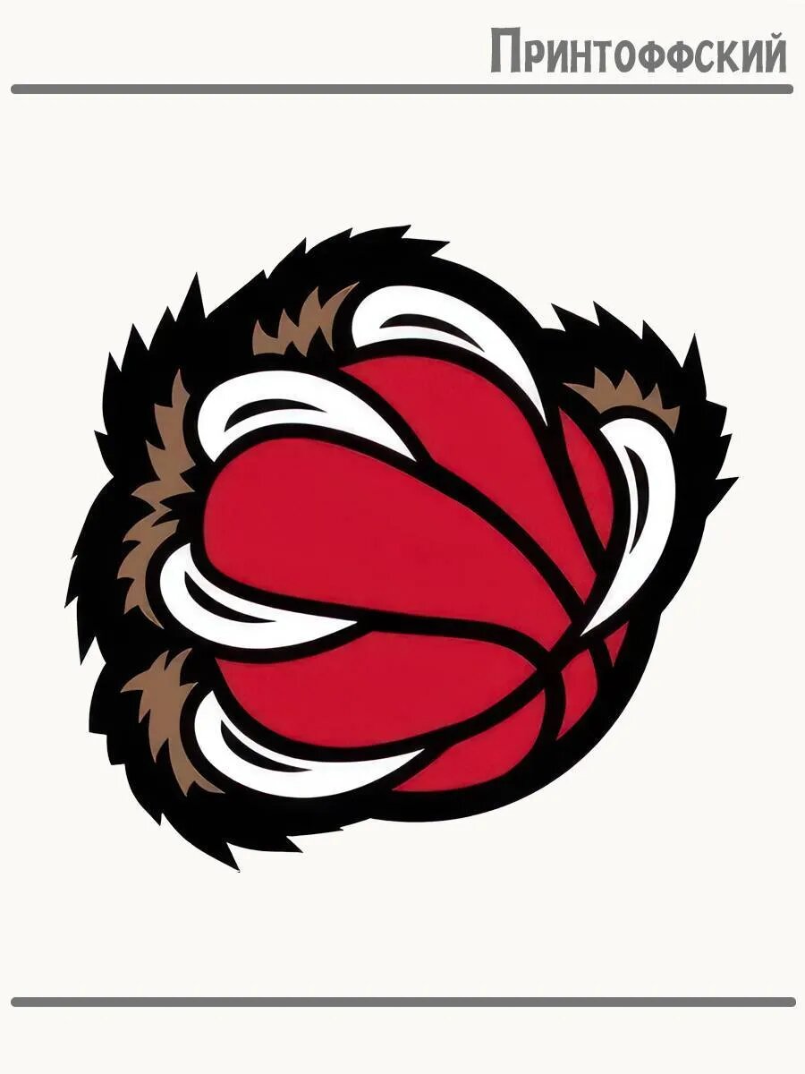 Термонаклейка для одежды и аксессуаров DTF-печать Memphis Grizzlies