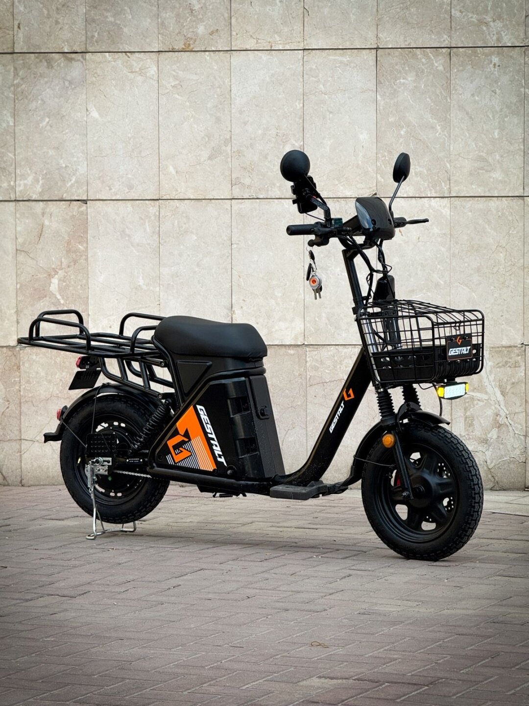 Электро скутер велосипед для курьеров Gestalt DAF 800ВТ (240wБЕЗ ВУ) Аккумулятор Литий 60V25AM