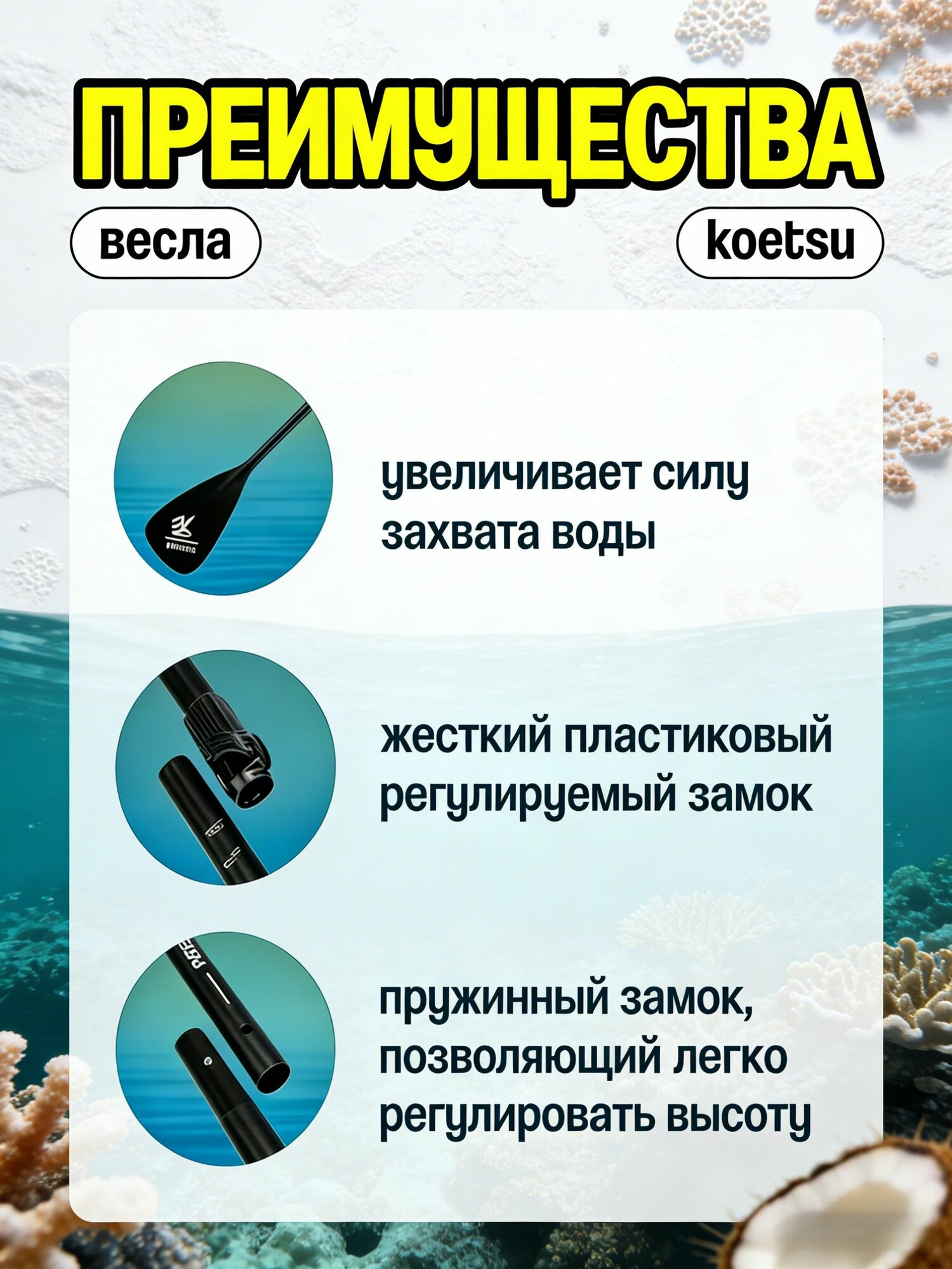Весло для SUP-доски — фото 1