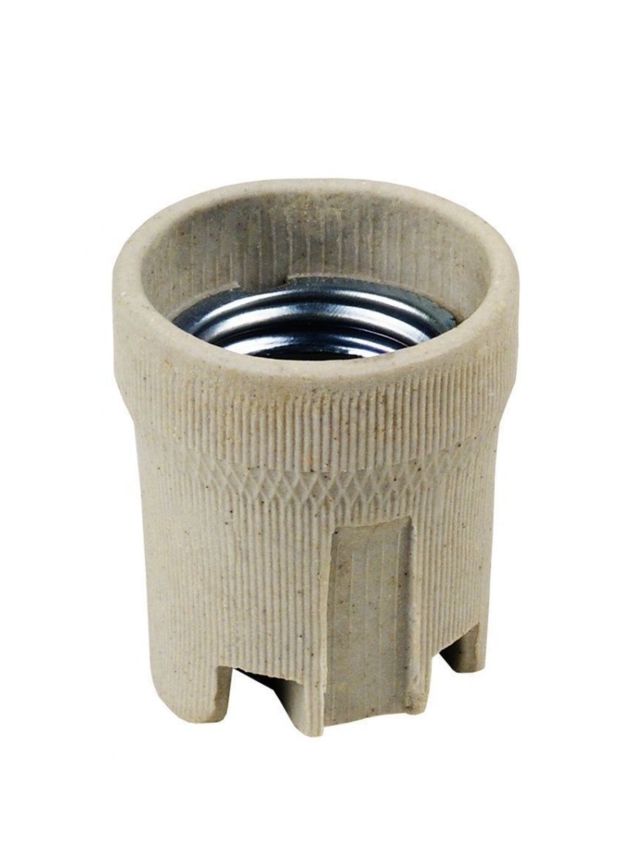 Патрон Texenergo Е27 керамический для установки в осветительные приборы серый te00012391