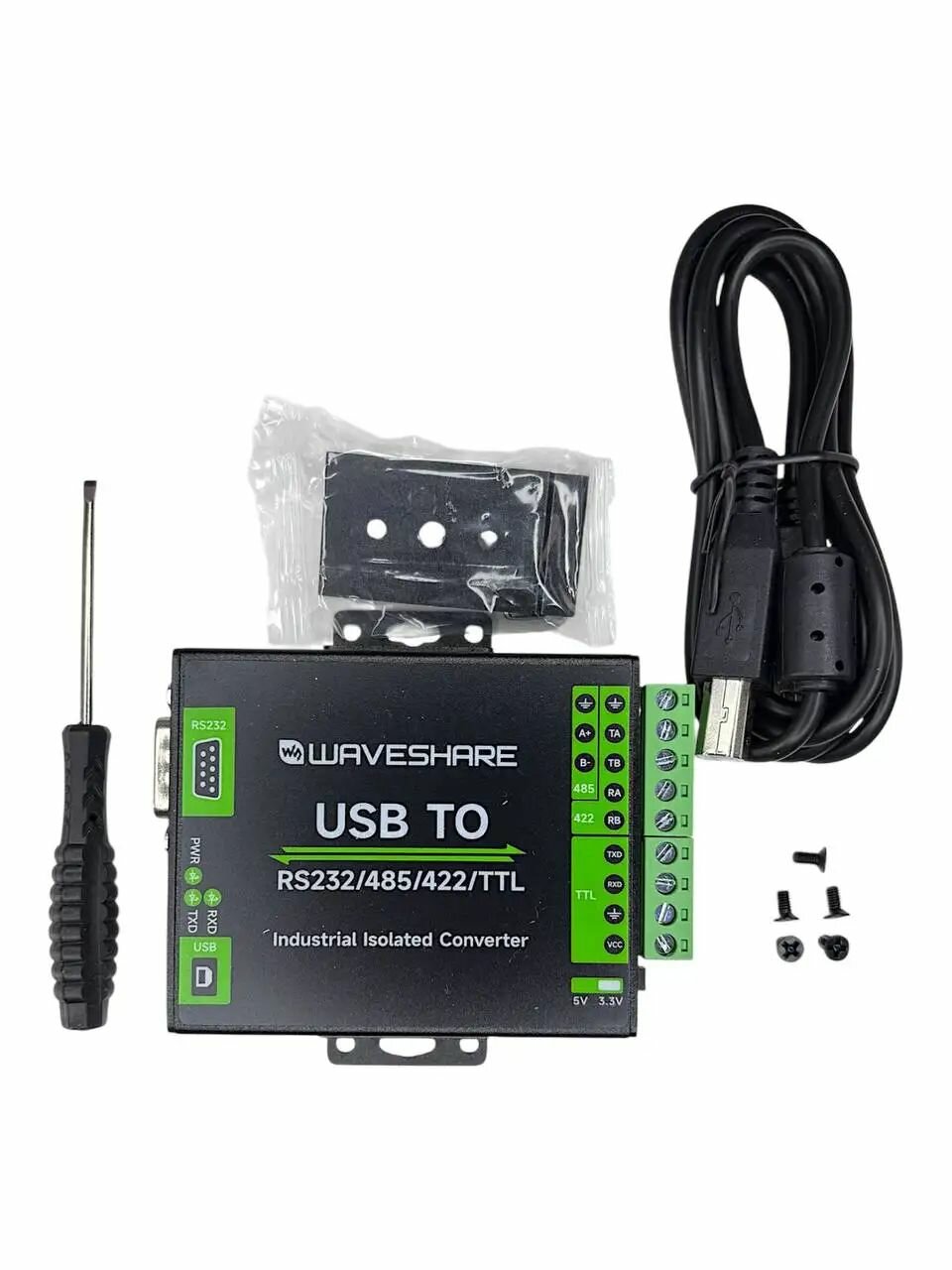 Преобразователь интерфейсов модуль смещения уровня с изоляцией RS232/485/TTL