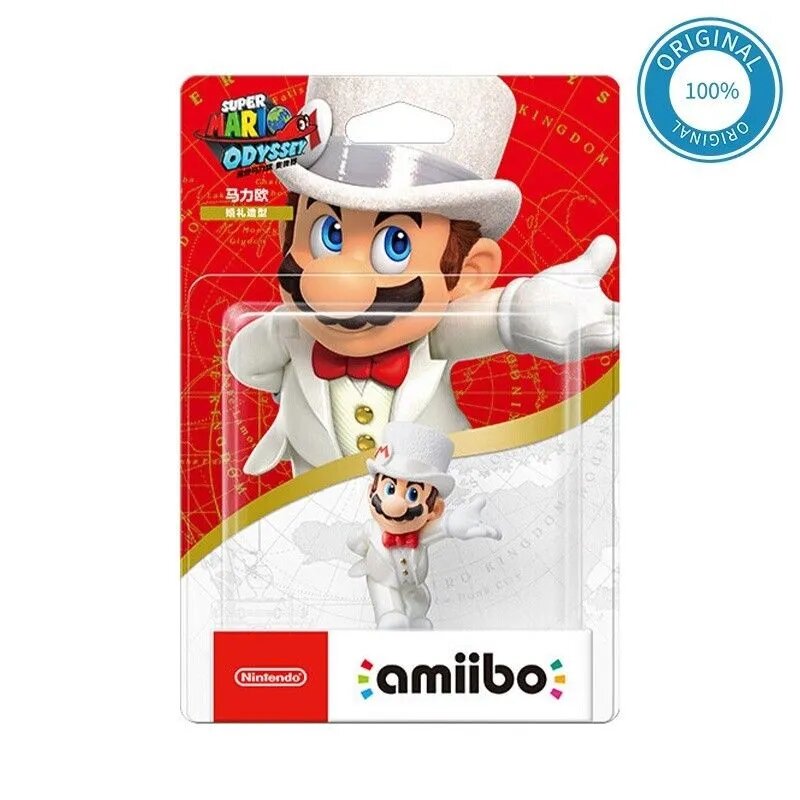 Amiibo Super Mario Odyssey Марио Пич купа Дейзи Луиджи Розалина Йоши БУ ноко Nintendo Switch