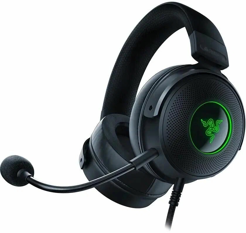 Наушники с микрофоном Razer Kraken V3 проводные, игровые (RZ04-03770200-R3M1)