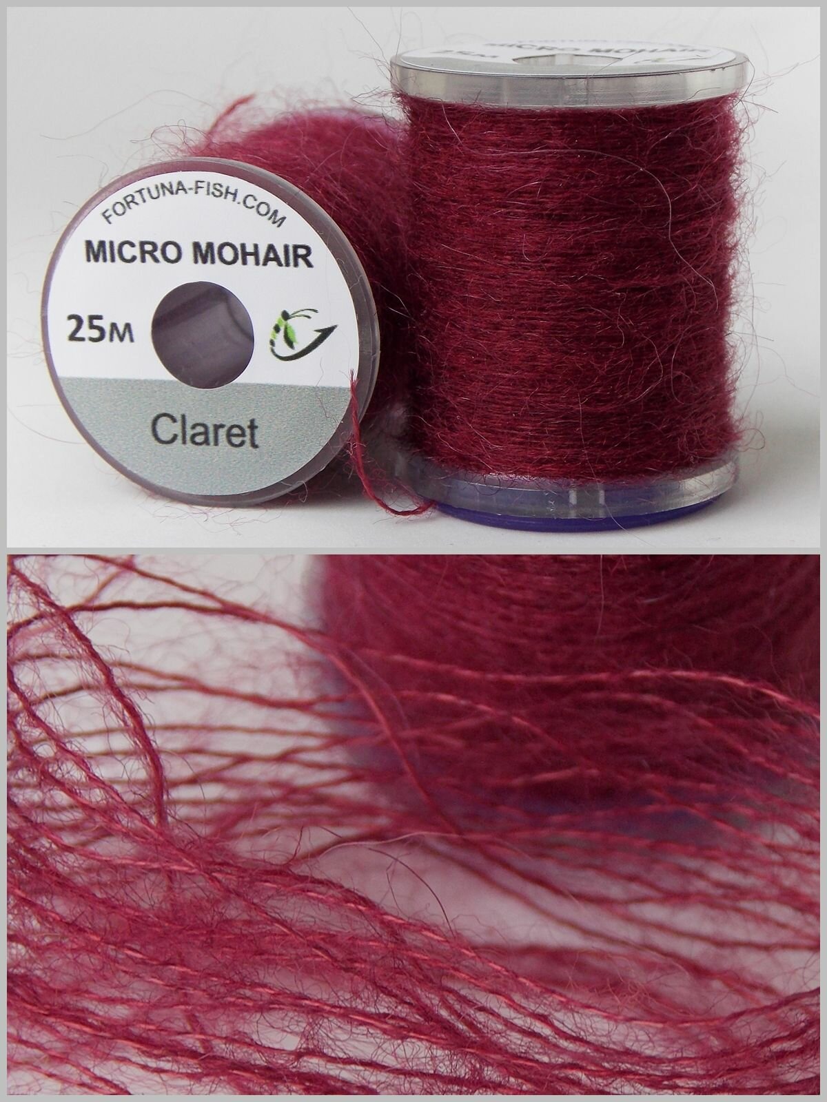 Микро-мохер Micro Mohair, цвет Claret (25 м. на катушке)