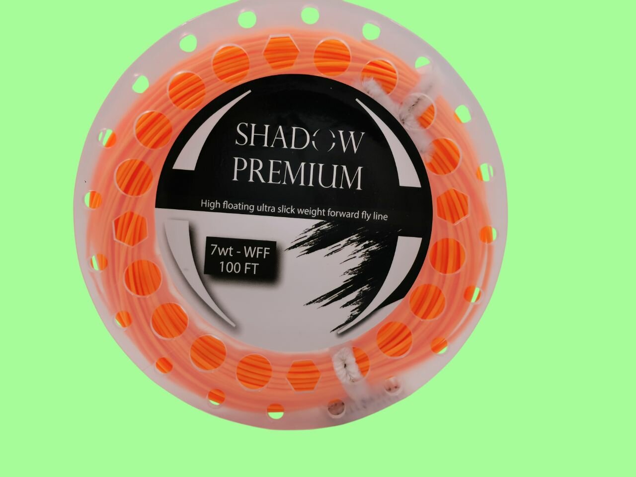 Шнур нахлыстовый плавающий WF 7 F оранжевый.