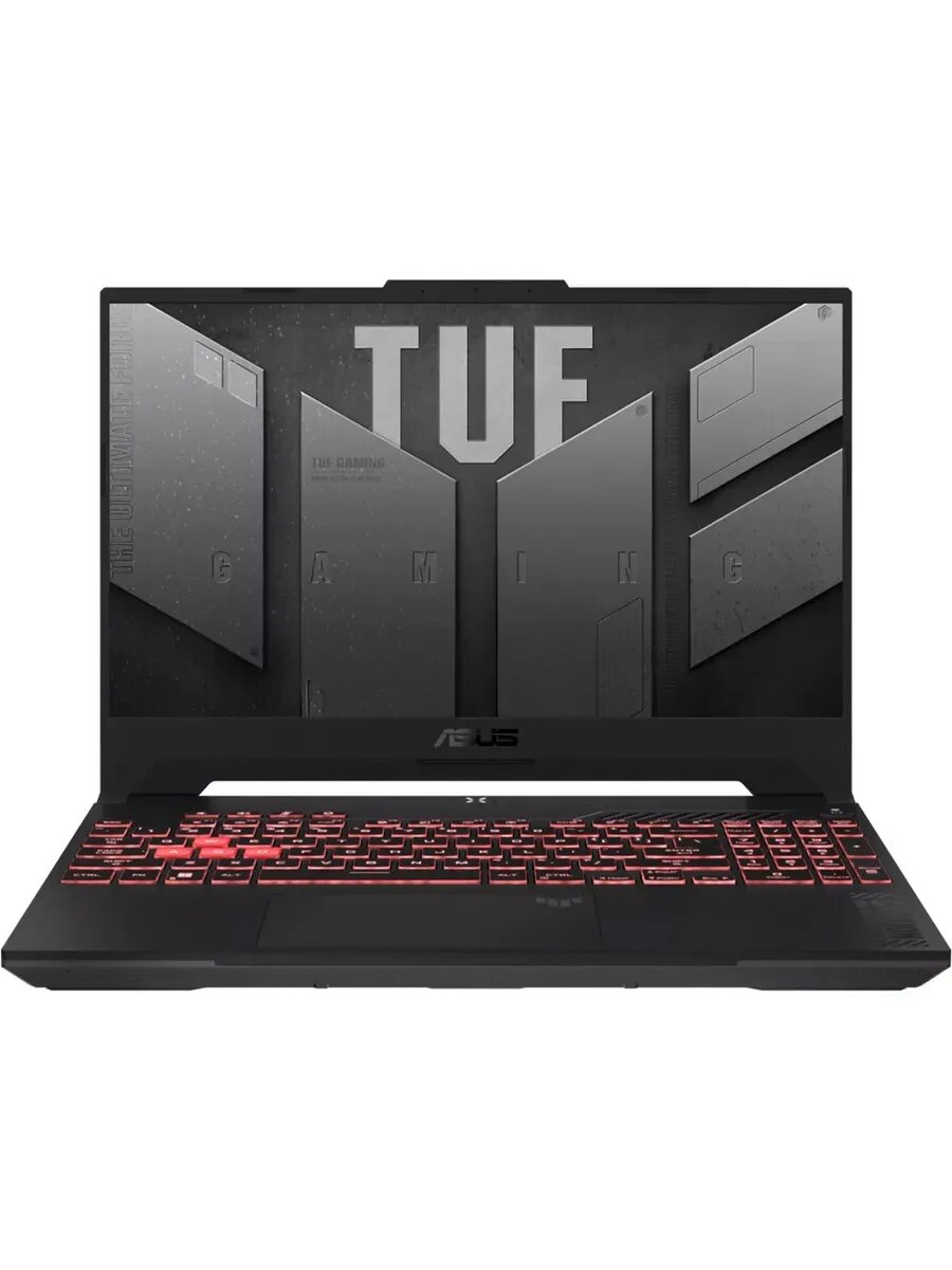 Ноутбук ASUS TUF Gaming A17 серый 17.3" FHD IPS 144Hz, AMD Ryzen 7 7445HS 16GB/SSD 1TB, GeForce RTX4050 6GB, Win 11pro