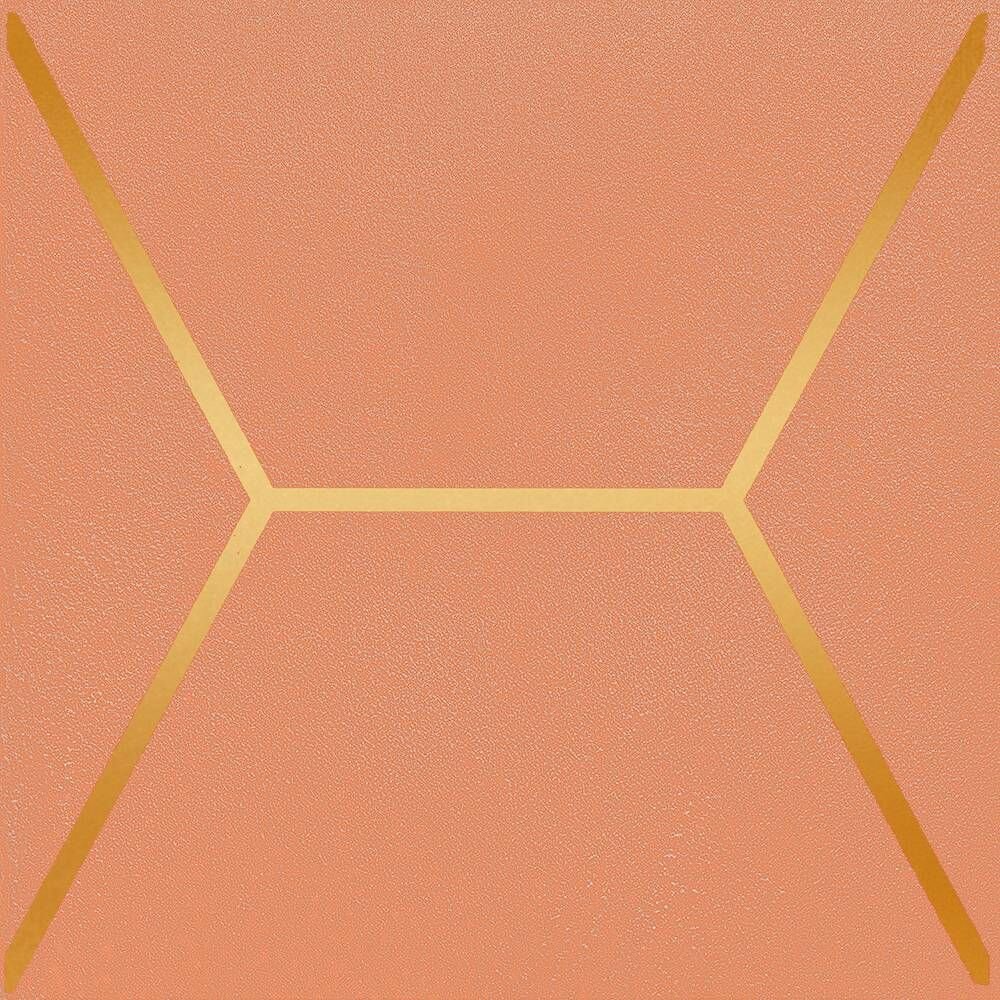 Керамическая плитка KERAMA MARAZZI OP/D181/17066 Декор Витраж оранжевый 15x15x6,9 Цена за 1/шт