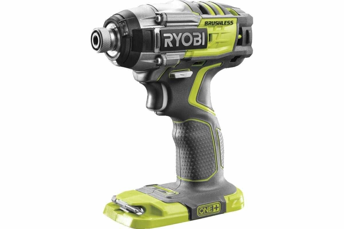 Импульсный бесщеточный винтоверт Ryobi ONE+ R18IDBL-0 без аккумулятора в комплекте 5133002662