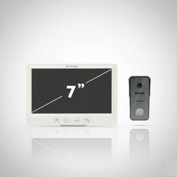 Видеодомофон SkyBeam 94712HA+94208-1080PWH