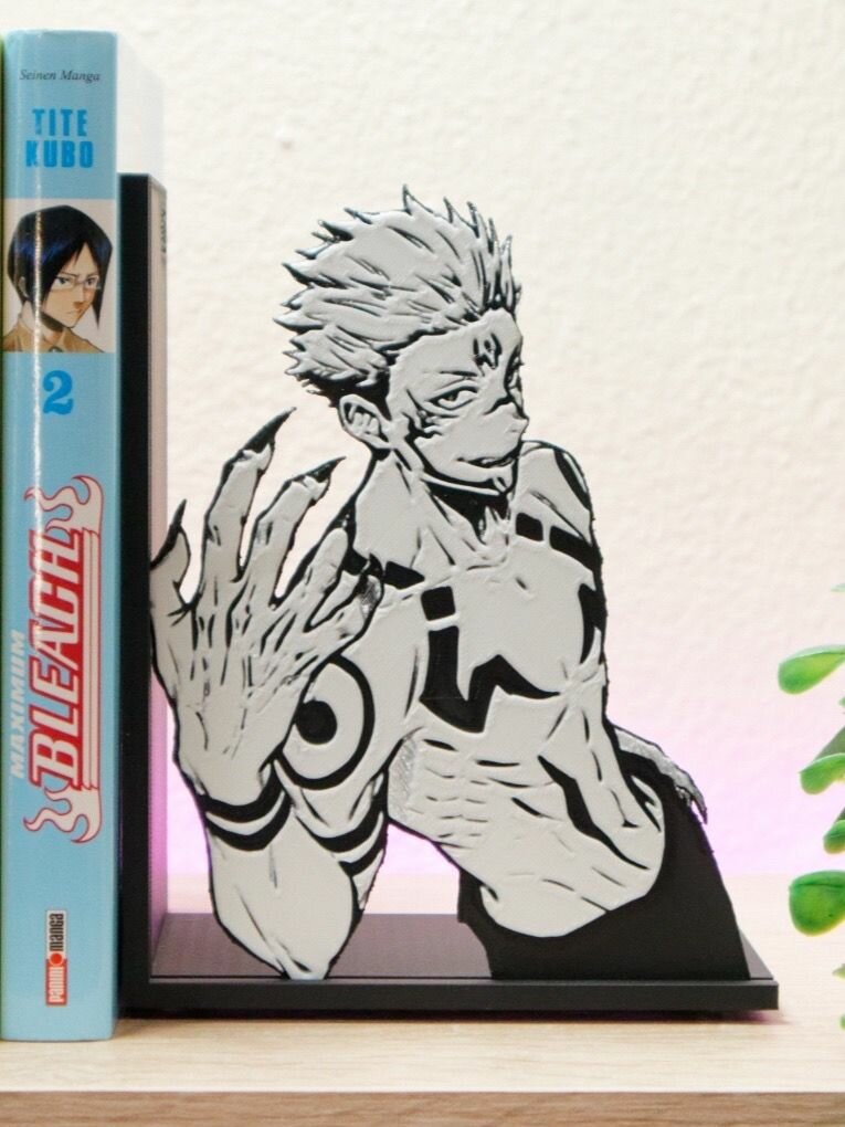 Статуэтка фрейм Рёмен Сукуна из аниме и манги Магическая битва. Bookend of Ryomen Sukuna Jujutsu Kaisen. 2д статуэтка