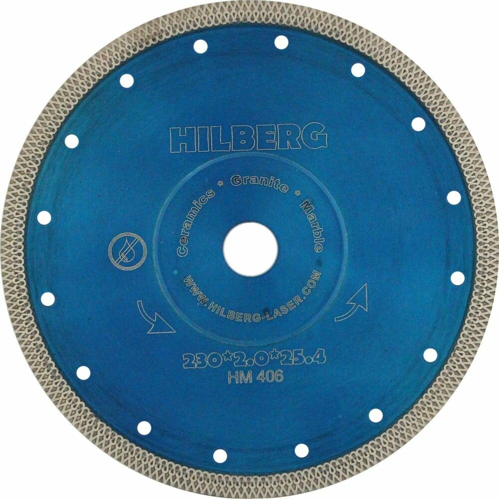 Ультратонкий отрезной алмазный диск Hilberg hilberg hm406