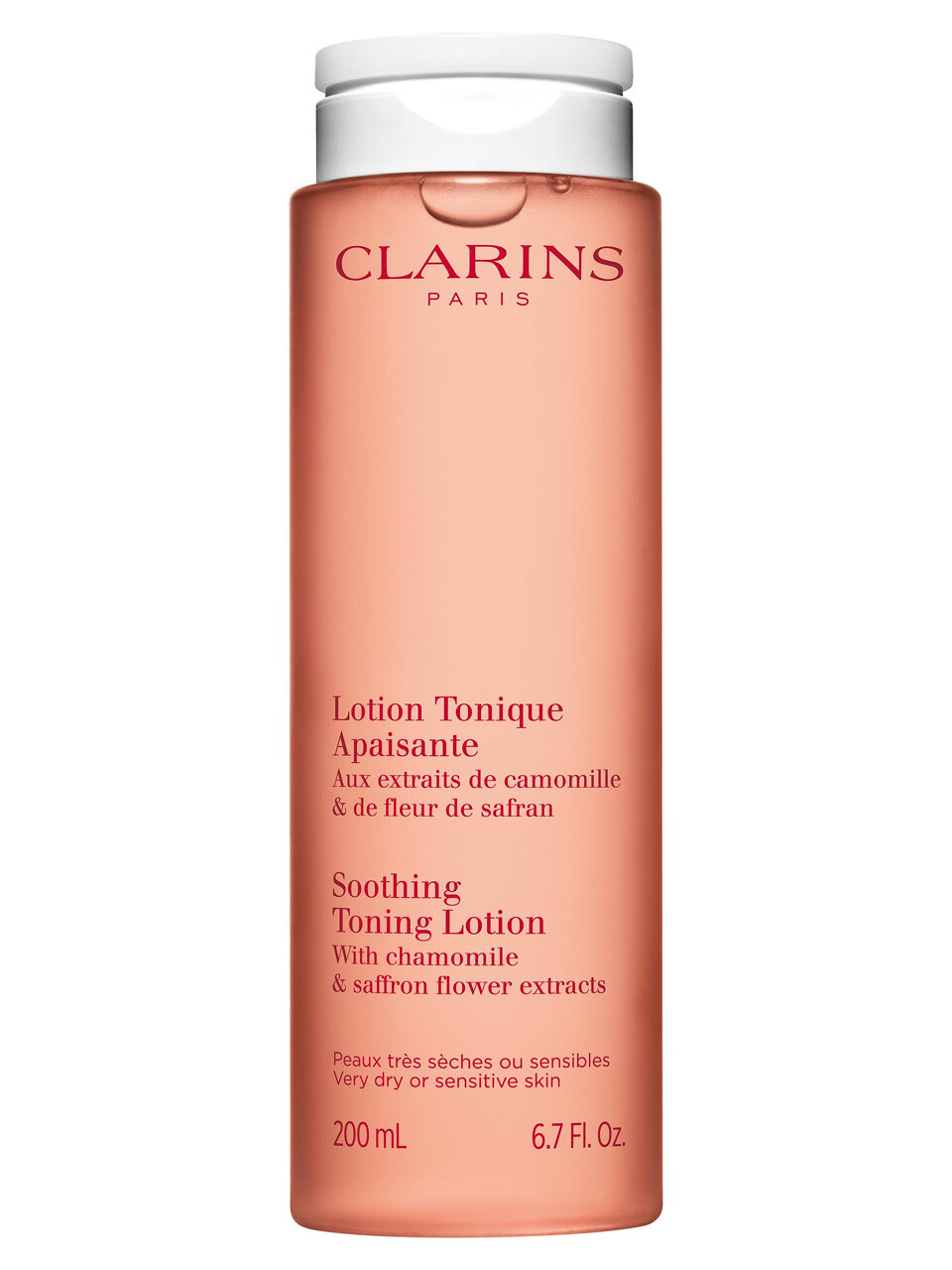 CLARINS Успокаивающий тоник для очень сухой и чувствительной кожи Lotion Tonique Apaisante 200мл