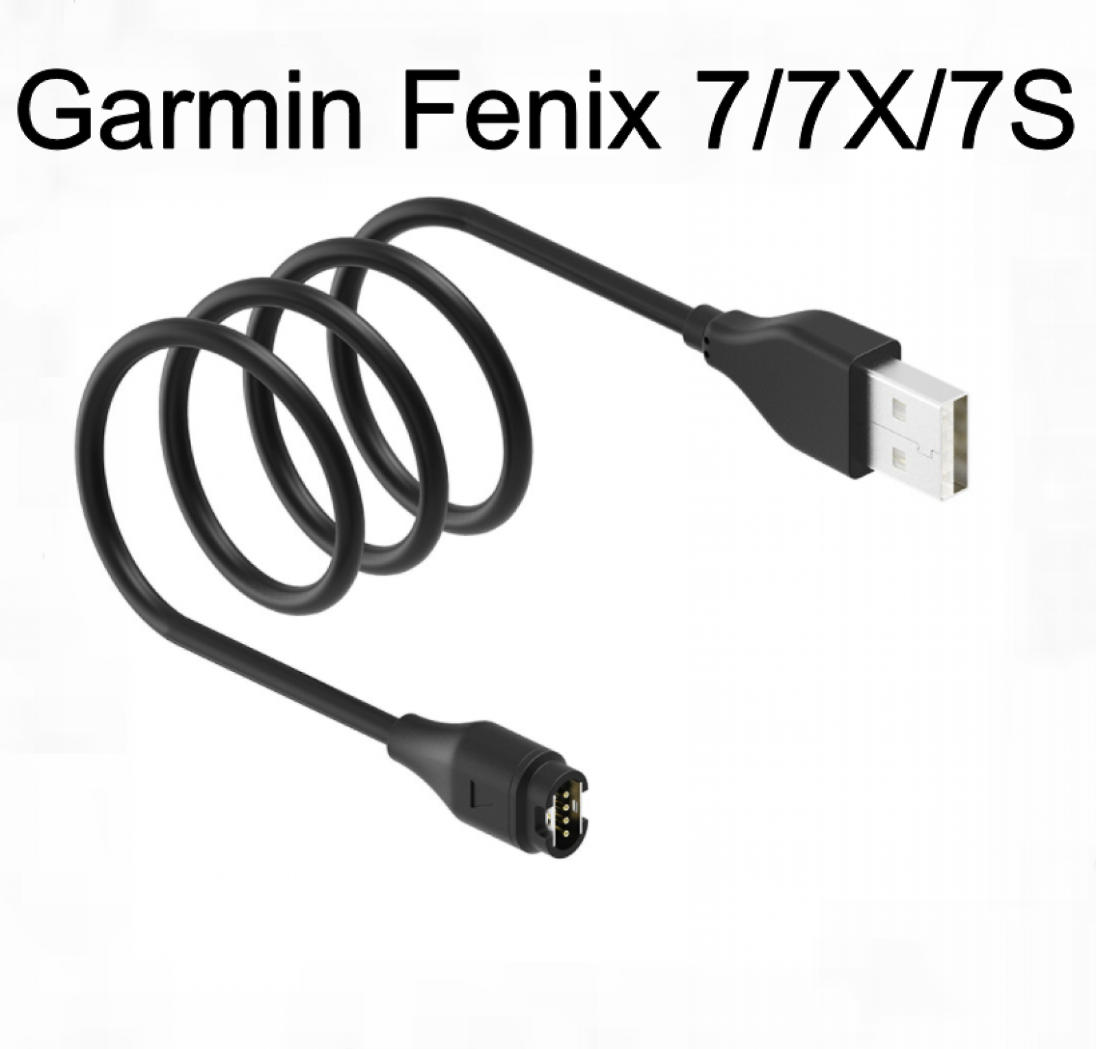 USB-зарядное устройство MyPads для умных часов Garmin Fenix 7/7X/7S с кабелем 1 м