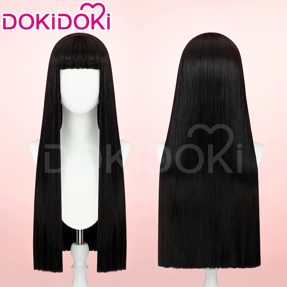 Парик черный DOKIDOKI 75 см, PRE-SALE