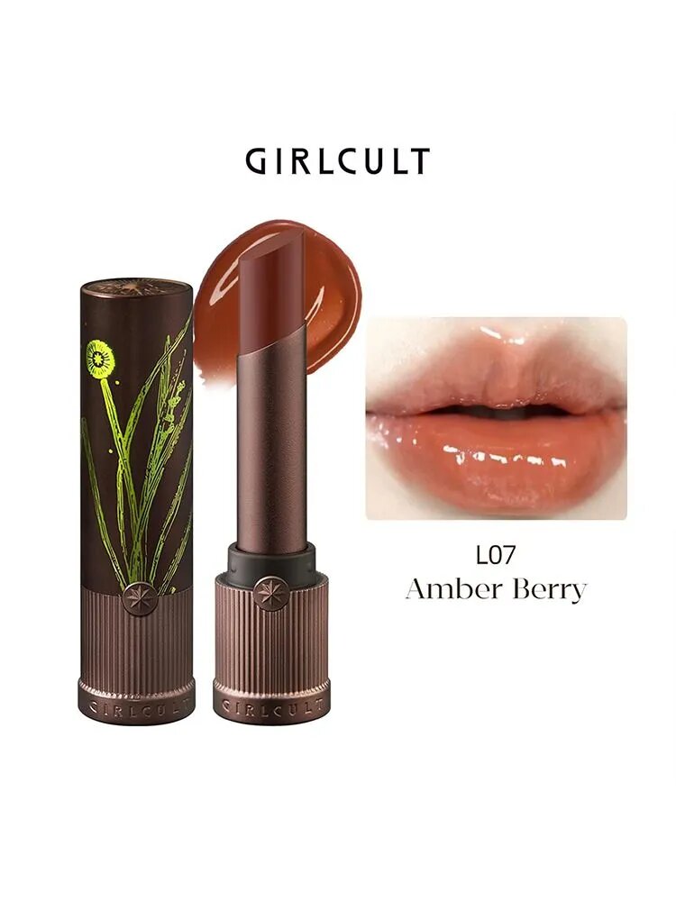 Бальзам для губ GIRLCULT Hydrating Glossy Lipstick - #L07 Amber Berry