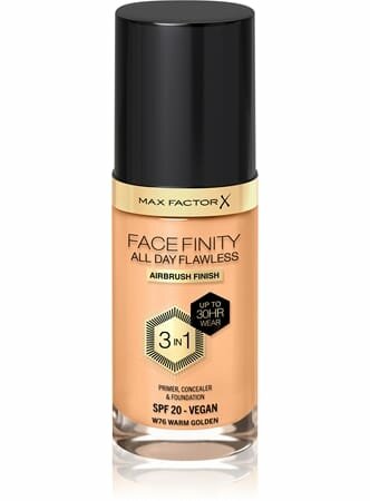 Тональный крем Max Factor Facefinity All Day Flawless, оттенок 76 warm golden, 30 мл