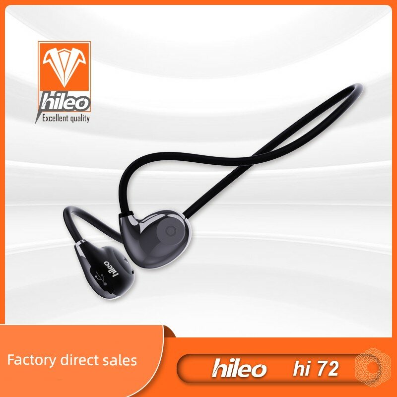 Hi72 Открытые беспроводные наушники Bluetooth для спорта, совместимые с iPhone и Android, долгий срок службы