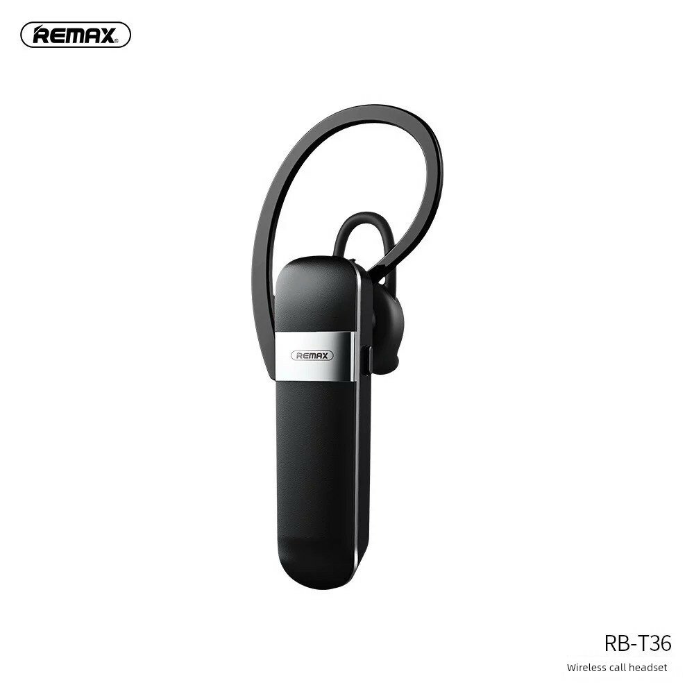 Remax RB-T36 беспроводные Bluetooth наушники одноручные автомобильные крепления для вождения, черный цвет