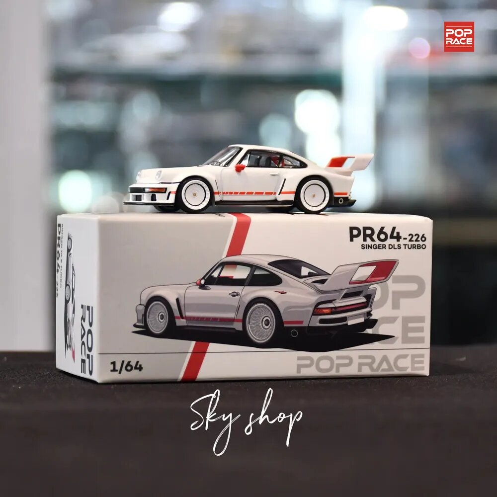 Машинка pop race 1:64 Porsche SINGER DLS Turbo
