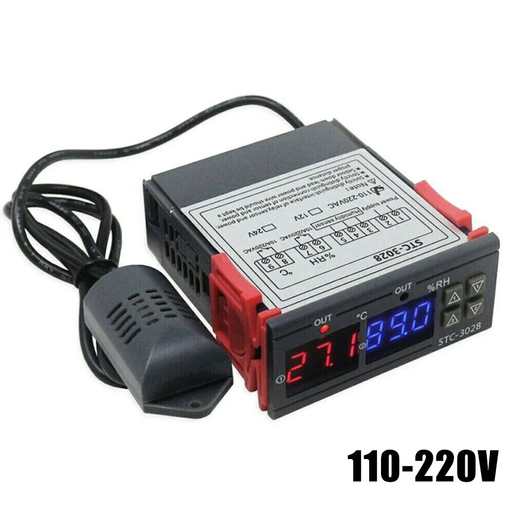 Цифровой термостат STC-3028, 110-220VAC