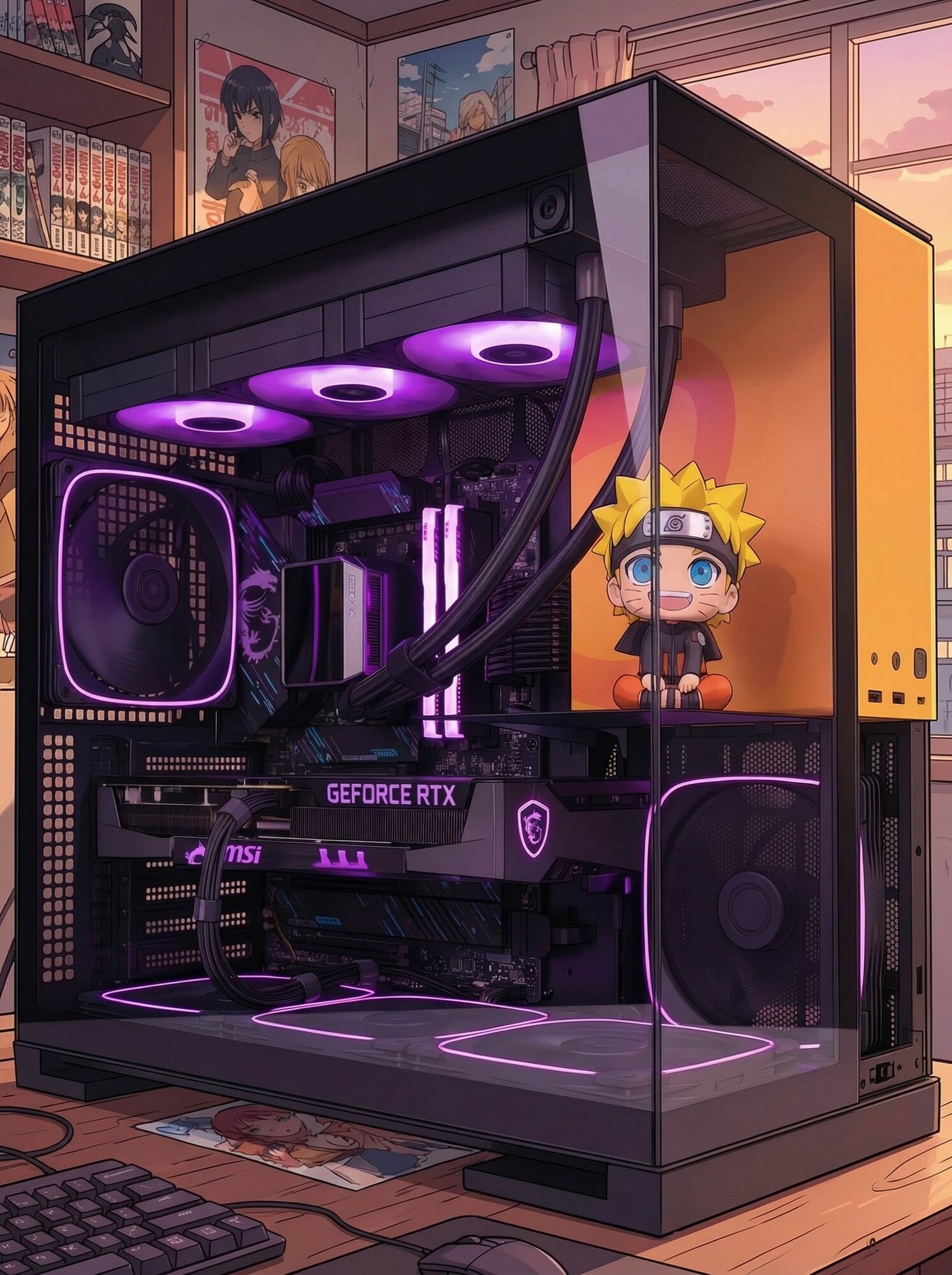 Мощный игровой компьютер Core i9 14900KF/ nVidia GeForce RTX5080/ 32GB/ SSD 2000Gb/ 850W/ Win 10 PRO