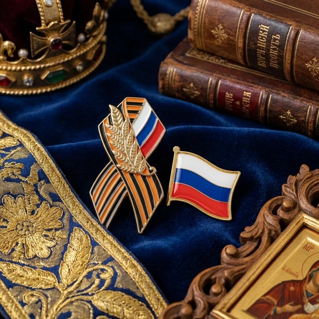 Брошь BeautBerry, темно-синий — фото 1