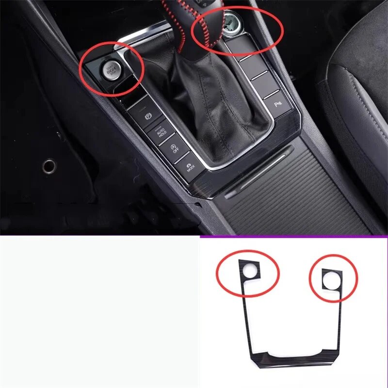 Накладка на раму переключения передач VW Jetta MK7 2019-2023, 2black