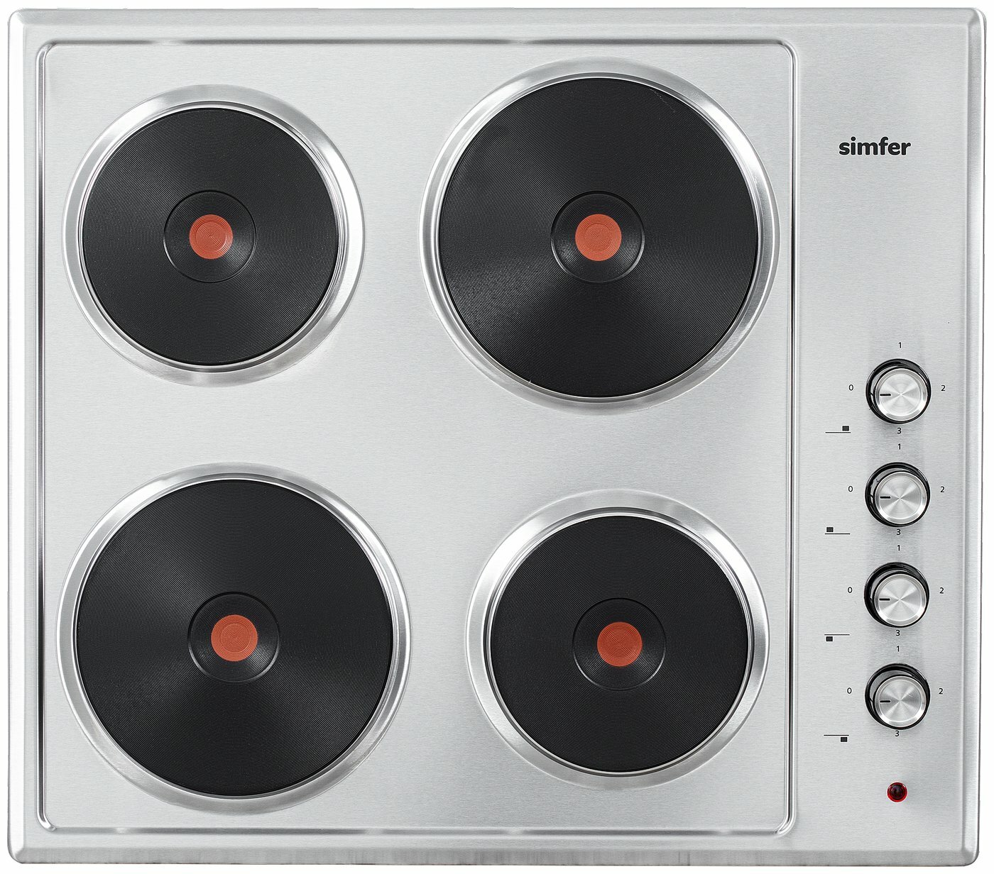 Электрическая варочная панель Simfer H60E04M025 нержавеющая сталь