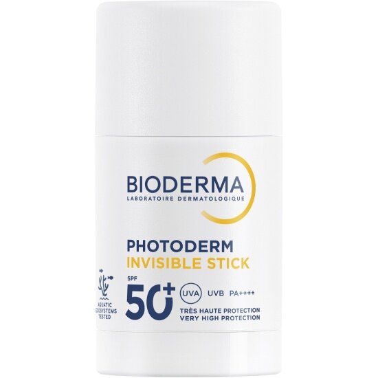 Солнцезащитный невидимый стик Bioderma Photoderm SPF50+ для всех типов кожи, 15 г